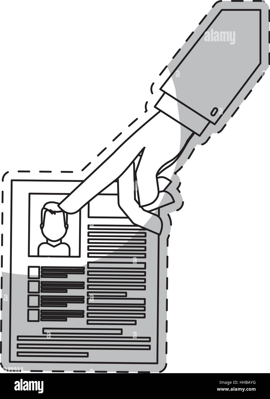 cv or resume related icons image sticker vector illustration design ...