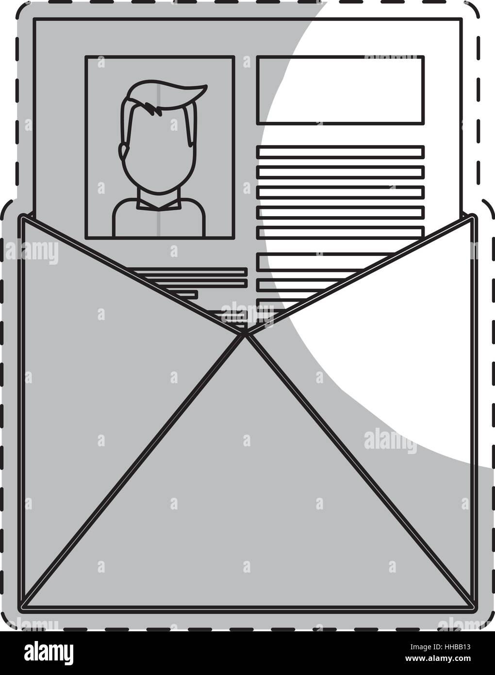 cv or resume related icons image sticker vector illustration design ...