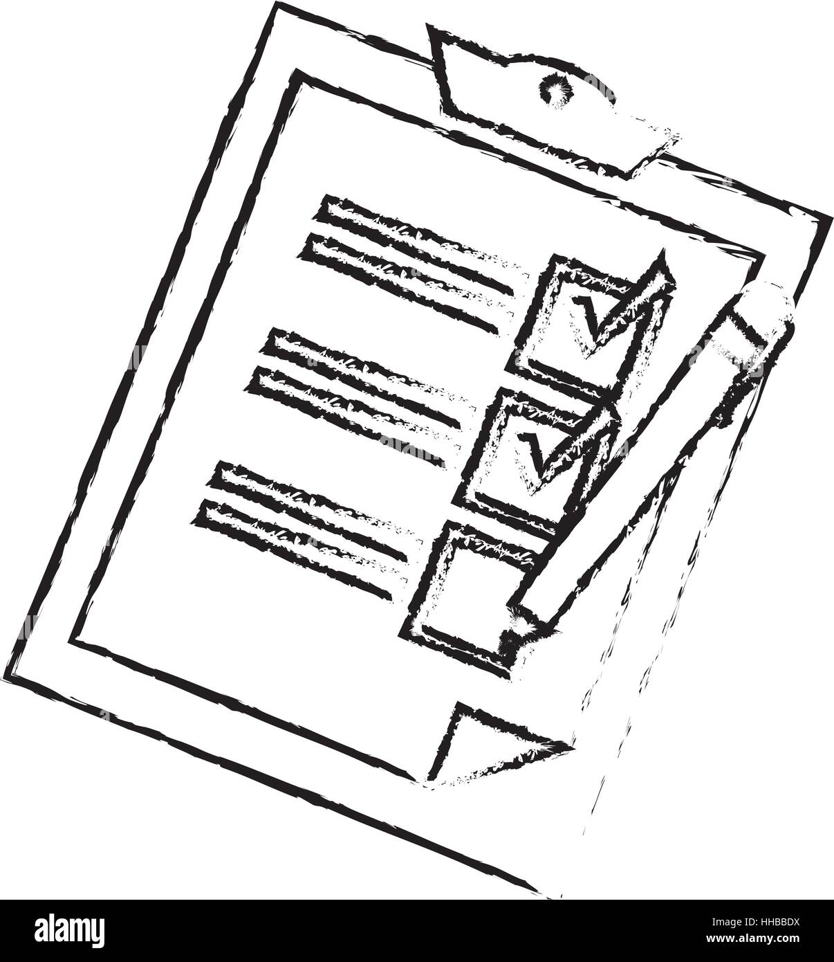 checklist and pen icon over white background. vector illustration Stock ...