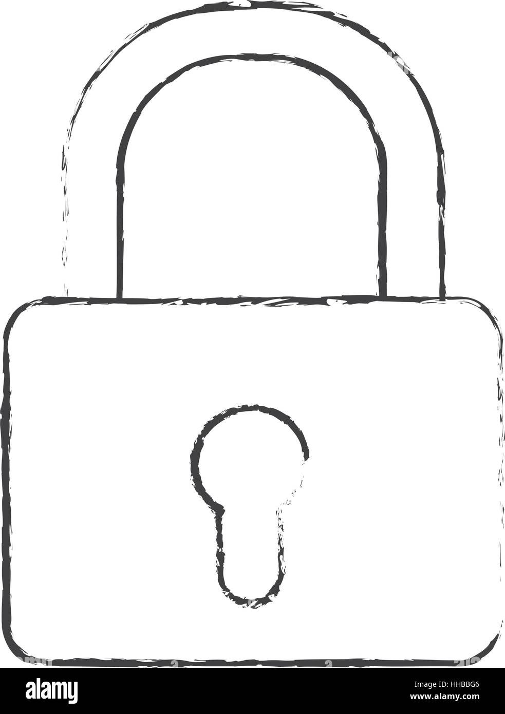 padlock icon over white background. vector illustration Stock Vector ...