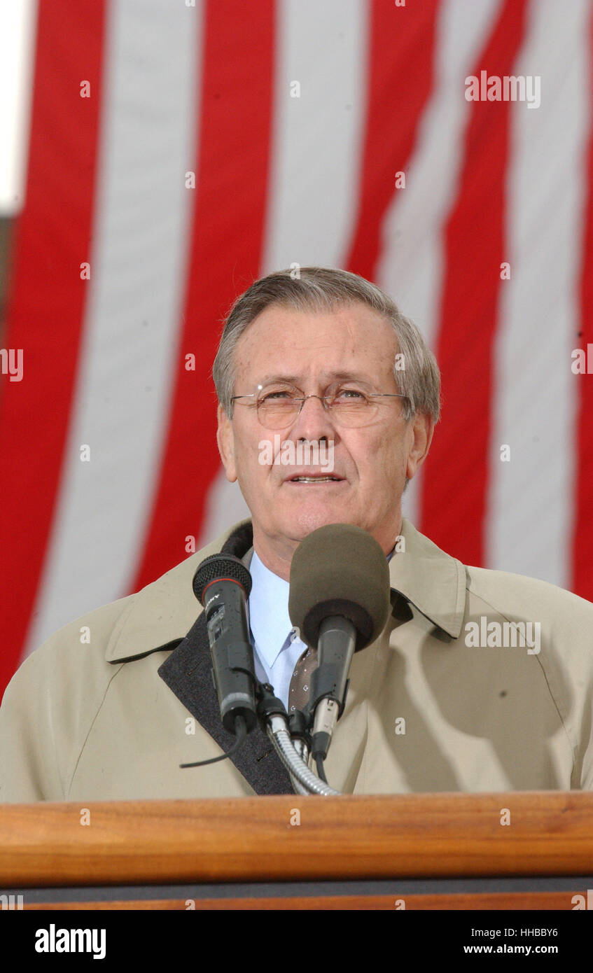 Donald rumsfeld hi-res stock photography and images - Alamy