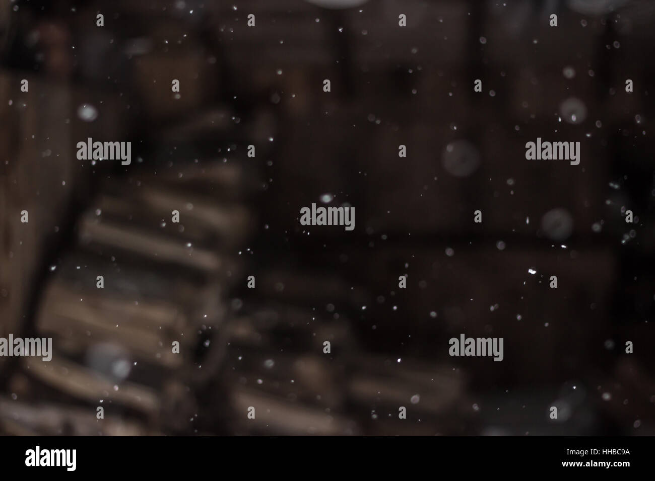 light Snow Falling Stock Photo - Alamy