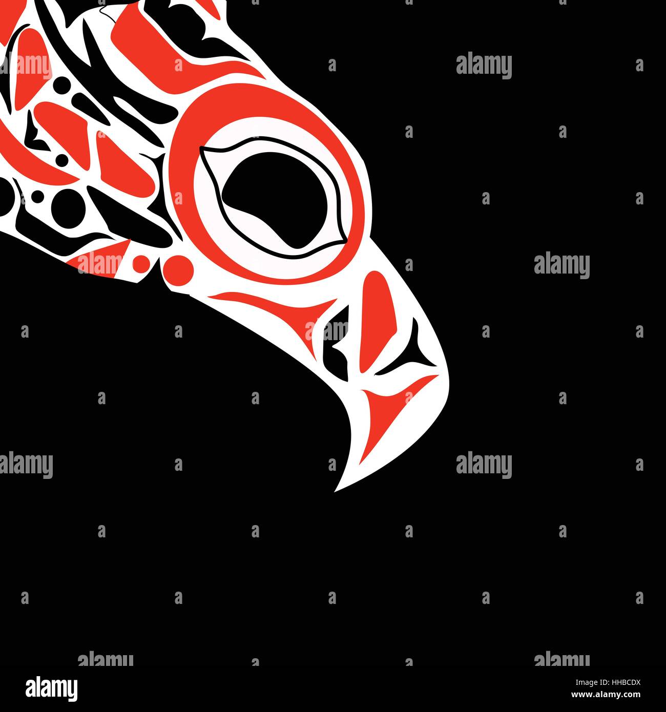 Canadian indian symbol bird hi-res stock photography and images - Alamy