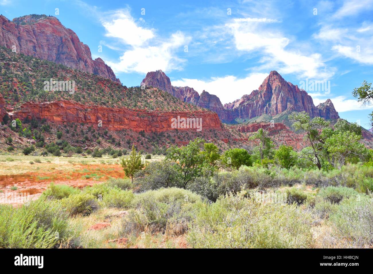 Zion National Park View Stock Photo - Alamy