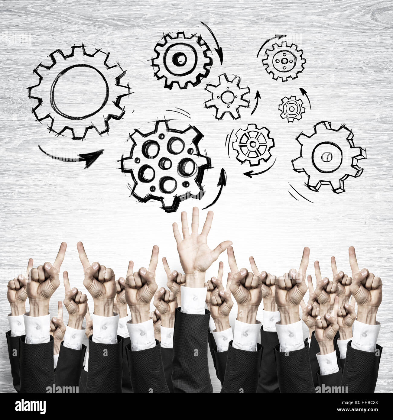 Business and teamwork concept Stock Photo - Alamy