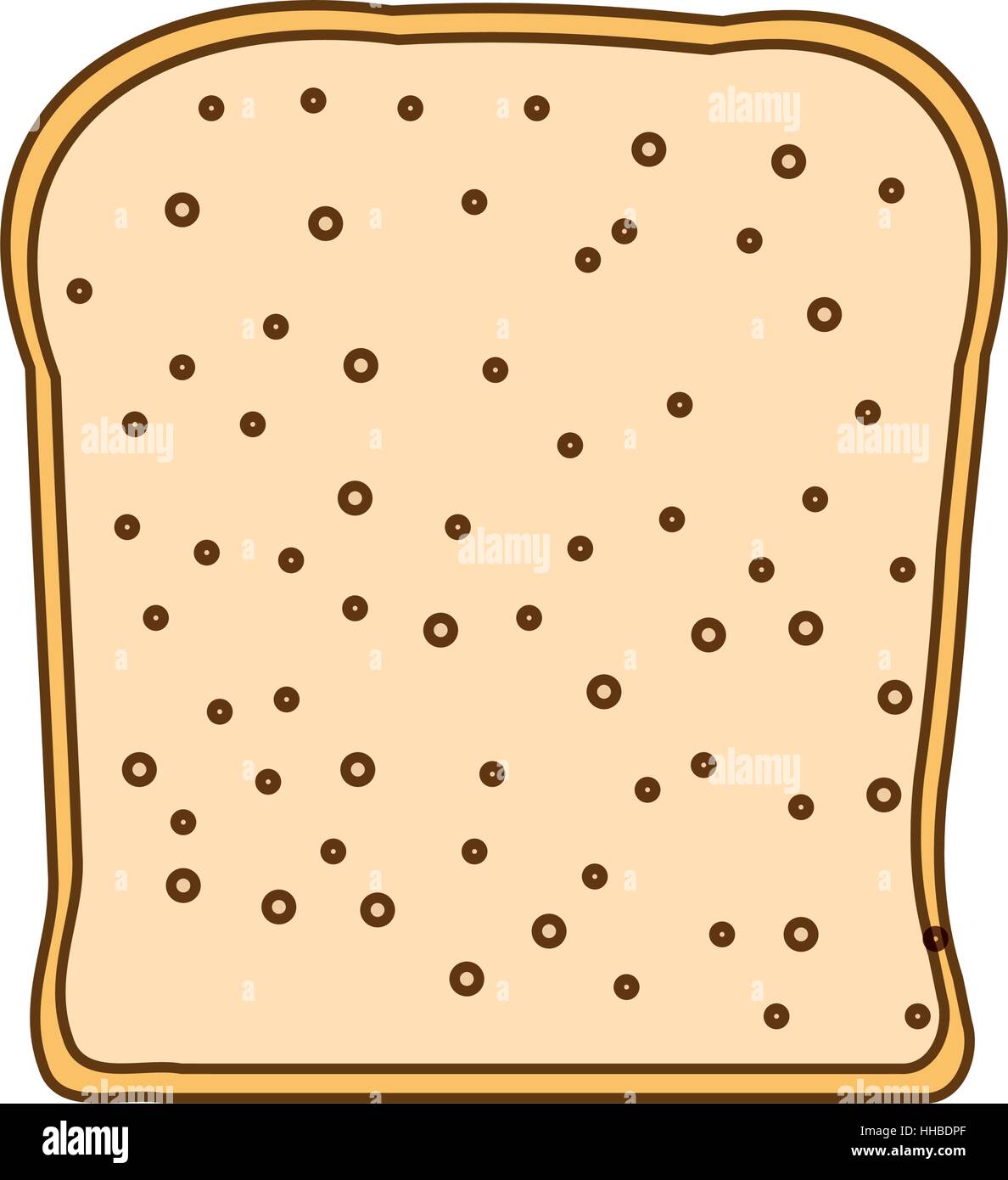 Loaf slice bread over Stock Vector Images - Alamy