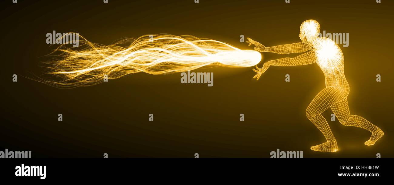 spiritual energy attack Stock Vector Image & Art - Alamy