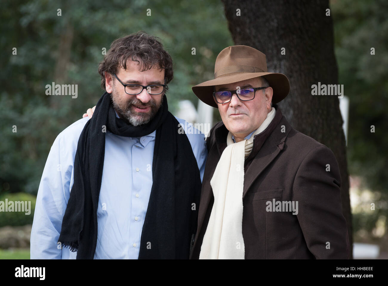 Rome, Italy. 18th Jan, 2017. Alexandre Valenti and Francesco Lotoro ...