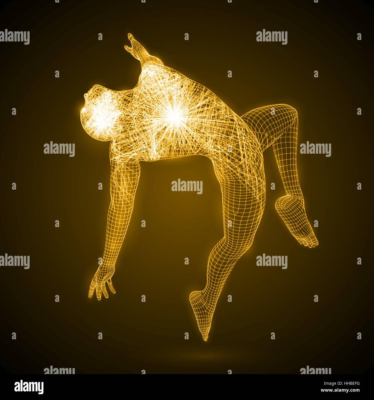 energy of the dancing man Stock Vector Image & Art - Alamy