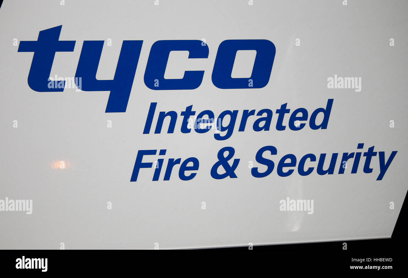 das Logo der Marke "Tyco", Berlin Stock Photo - Alamy