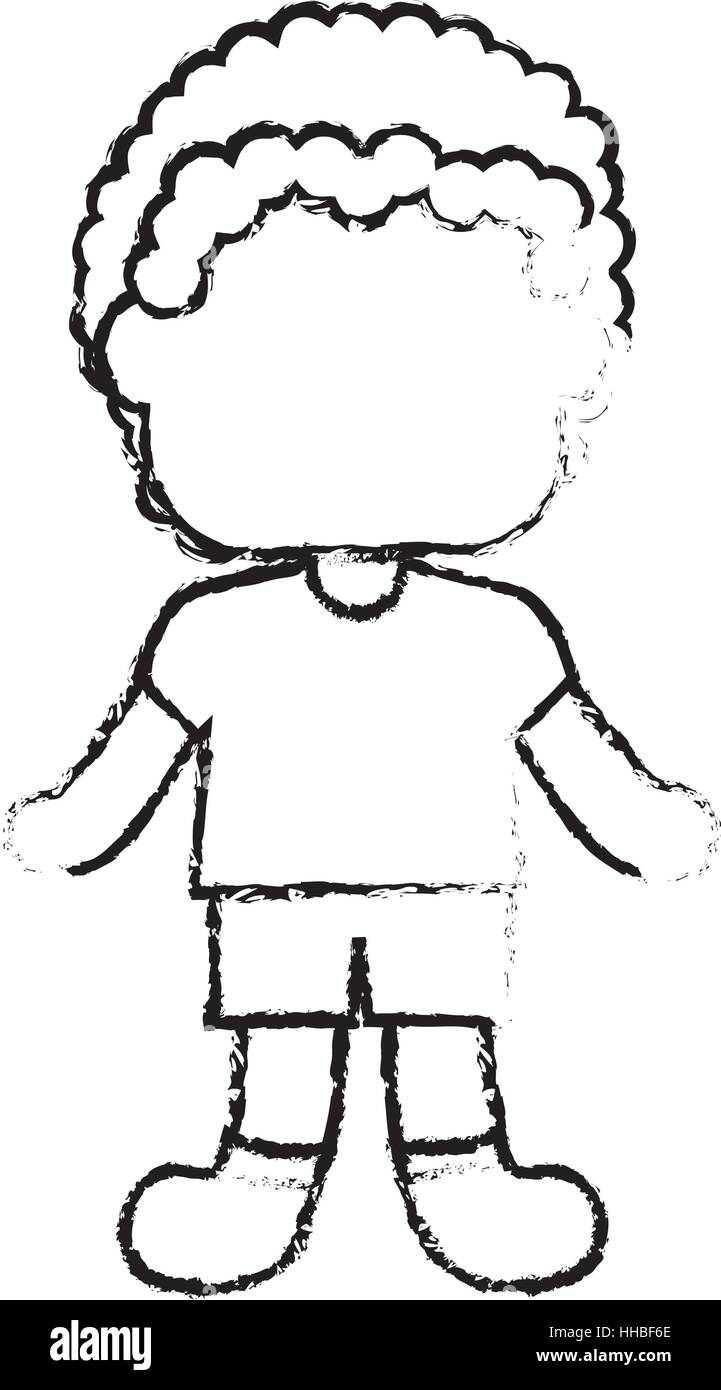 cartoon boy icon over white background. vector illustration Stock ...