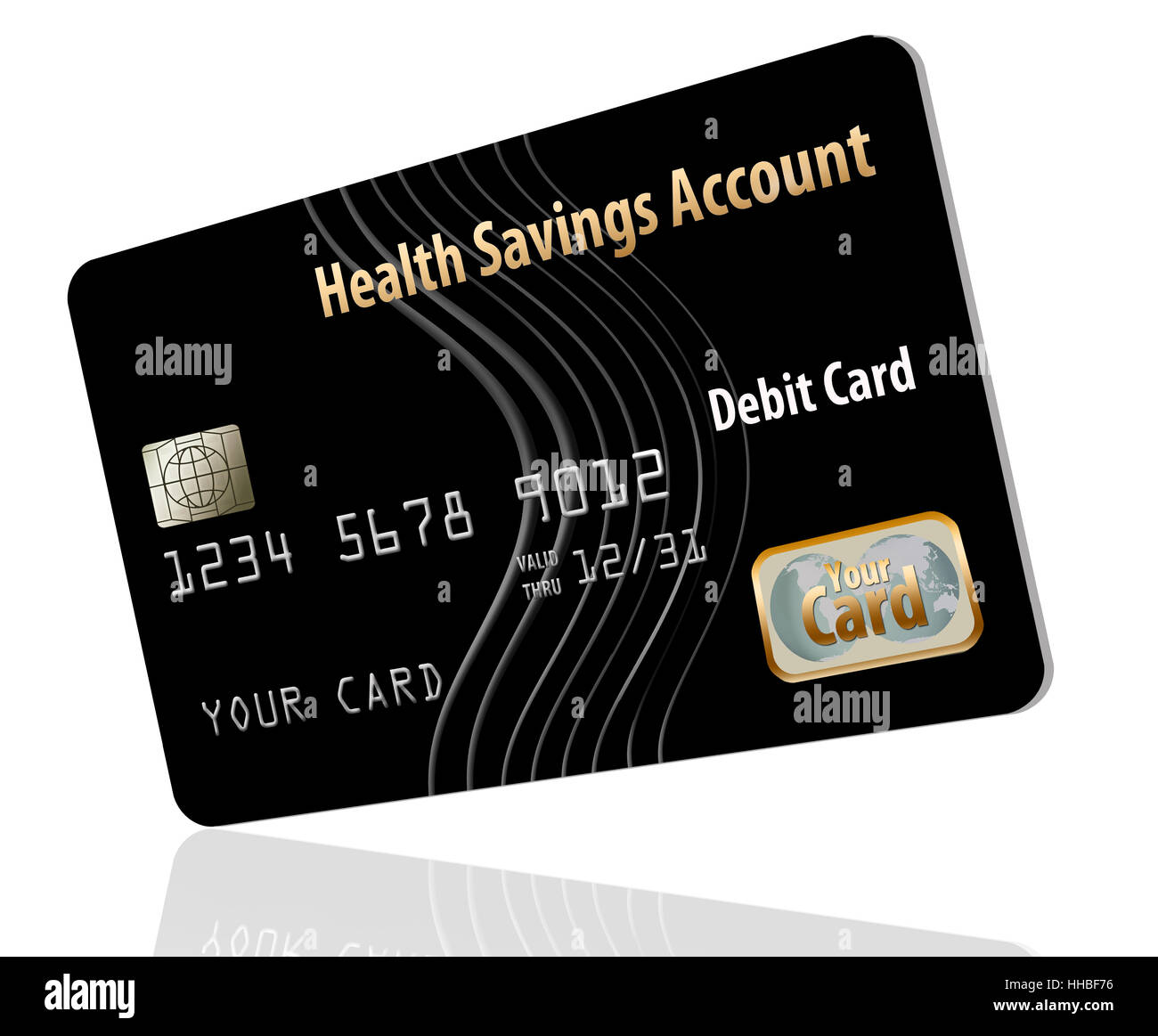 Health Savings Account debit card Stock Photo - Alamy