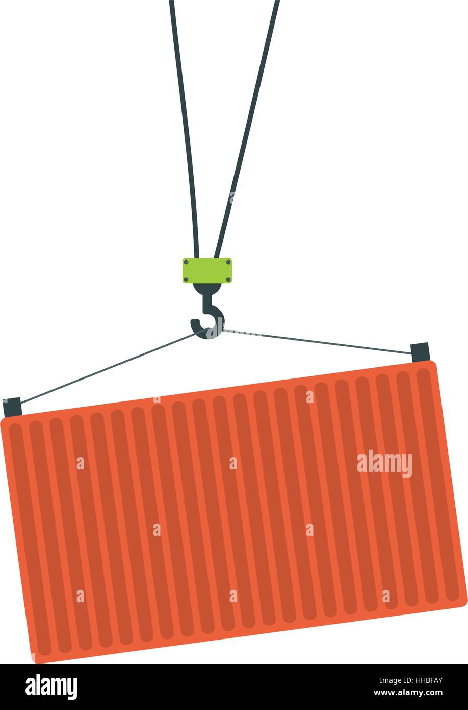 container icon over white background. colorful design. vector ...