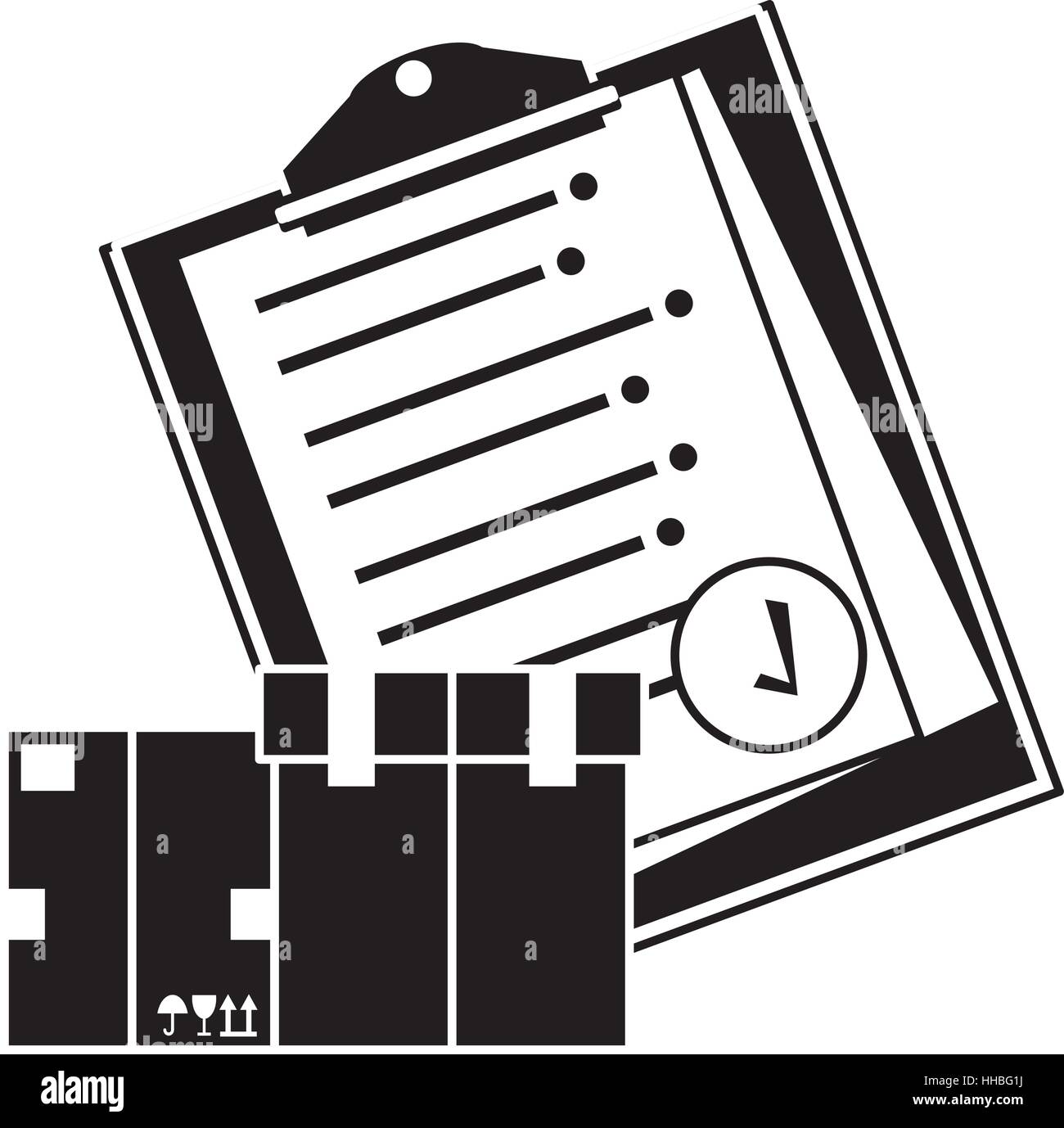 checklist page over white background. vector illustration Stock Vector ...