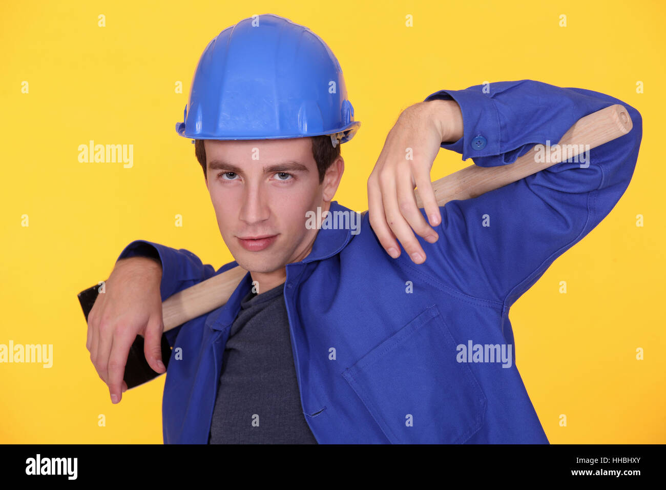 guy, hit, tool, isolated, male, masculine, hat, person, blank, european ...
