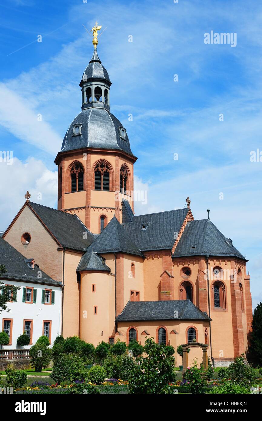 church, baroque, germany, german federal republic, abbey, basilica ...