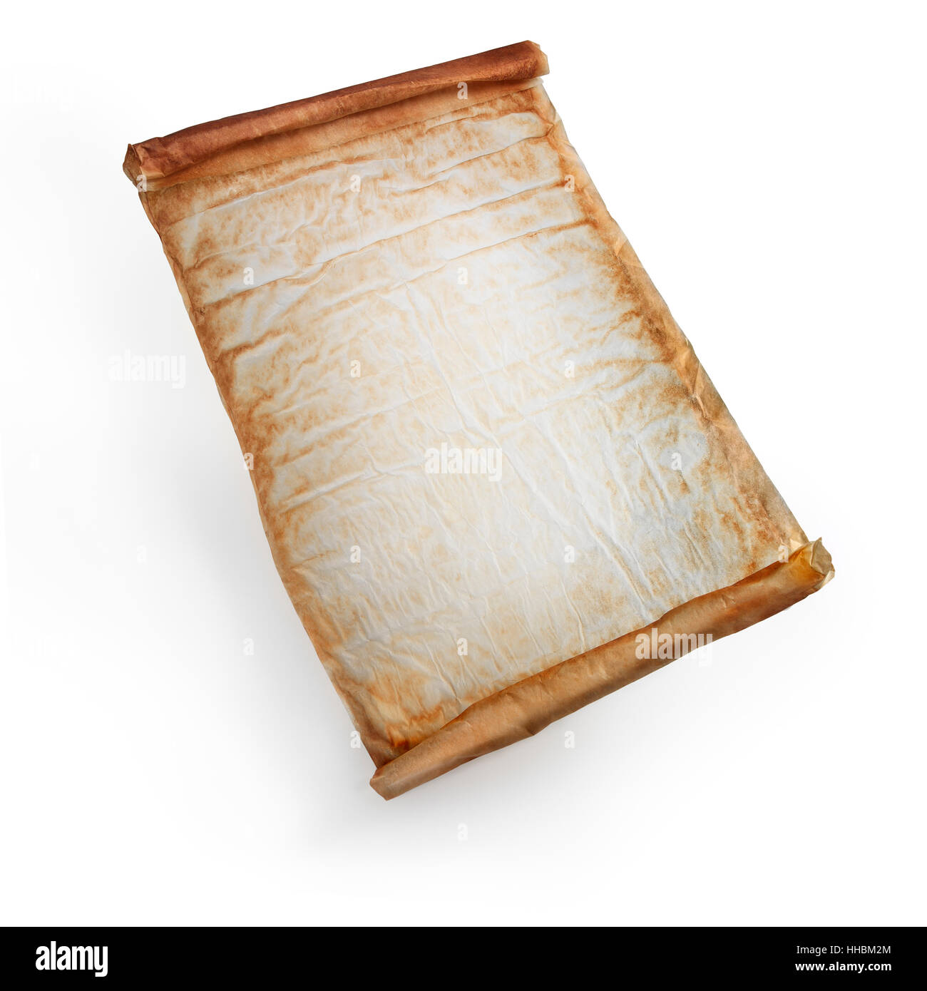 blank, european, caucasian, uninhabited, ancient, manuscript, sheet of ...