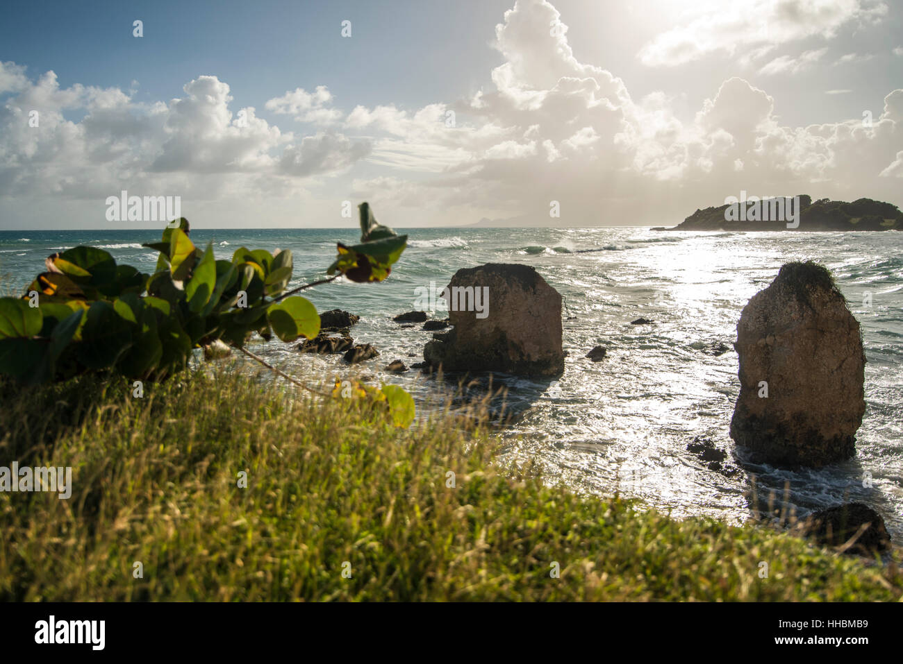 View of St. Felix beach Stock Photo - Alamy