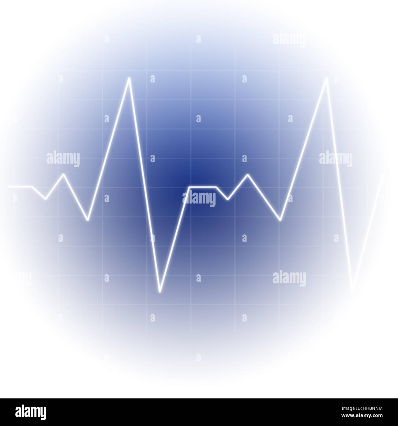 White line forming sine wave against a white background Stock Photo - Alamy