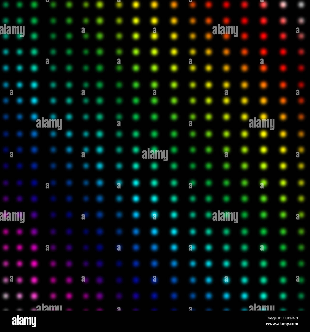 Multicolored dots forming lines against a black background Stock Photo ...