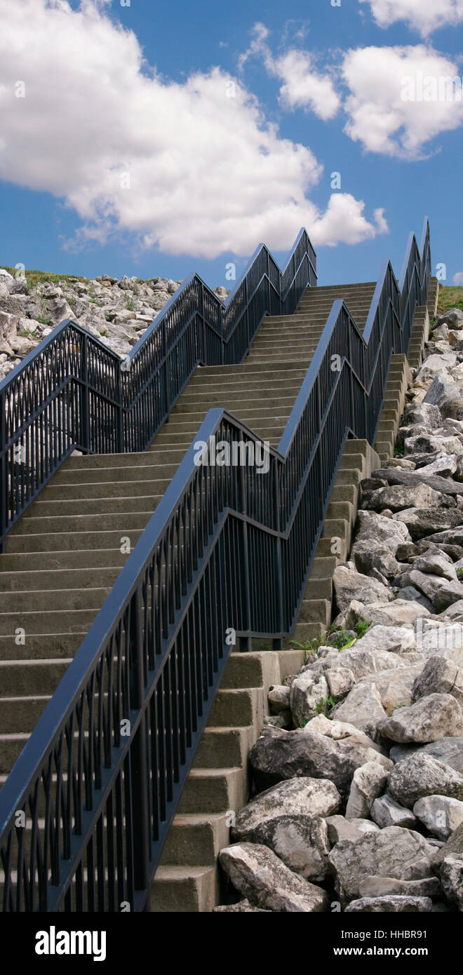 Stairs to represent perserverance, motivation, success, all that good ...