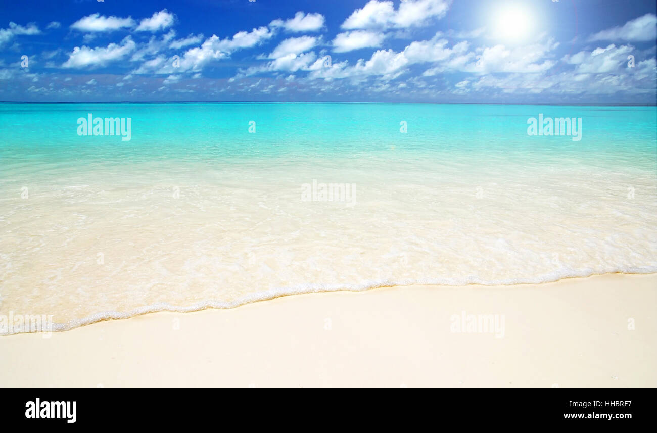 Strand auf den Malediven Stock Photo - Alamy