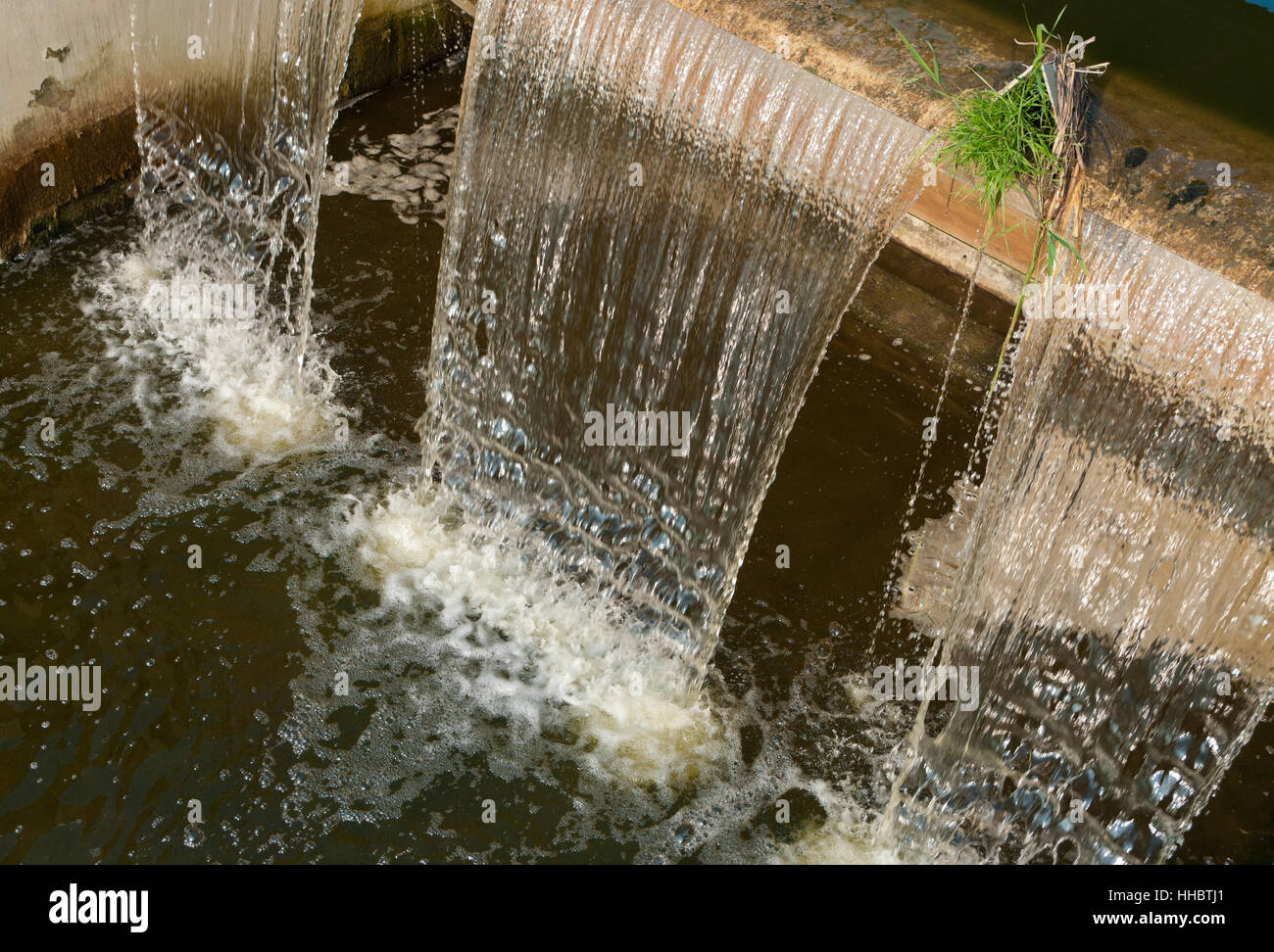 waterfall, sluice, dam, embankment, water, environment, enviroment ...