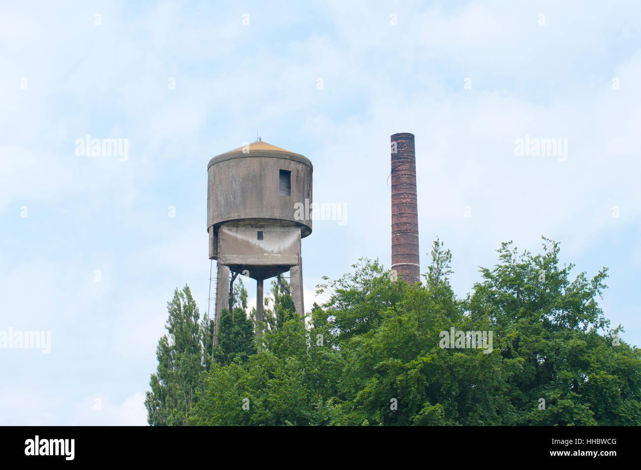 vintage, metal, water tower, high, old, ancient, tall, tower, industry ...