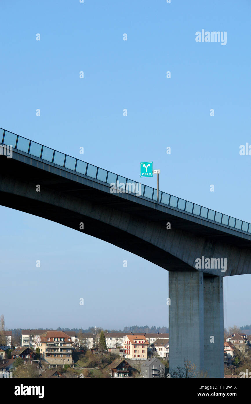 bridge, concrete, motorway, highway, bridge, concrete, motorway ...