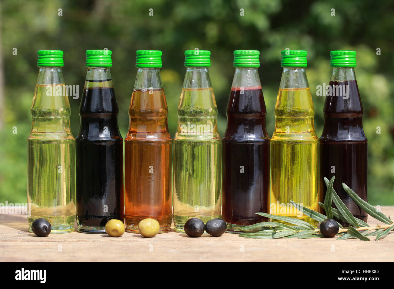 different varieties of oil Stock Photo - Alamy