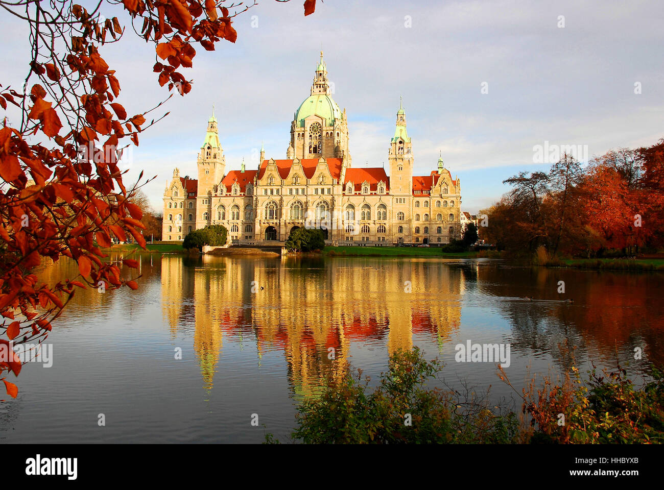 historical, germany, german federal republic, town hall, hanover ...