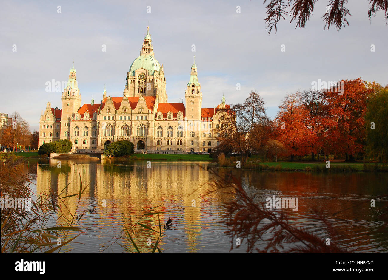 historical, germany, german federal republic, town hall, hanover ...