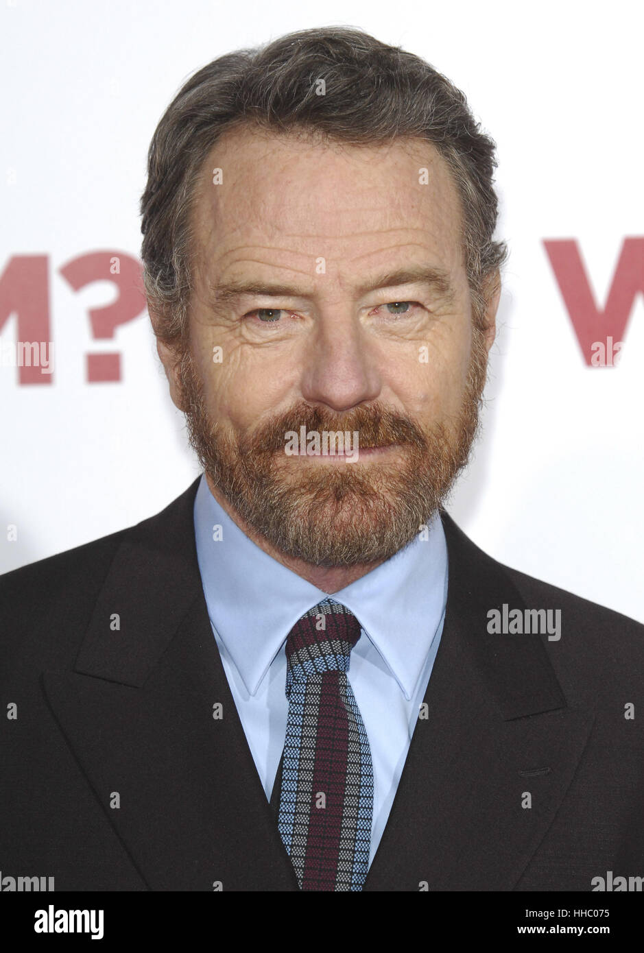 Los Angeles premiere of 'Why Him?' - Arrivals Featuring: Bryan Cranston ...