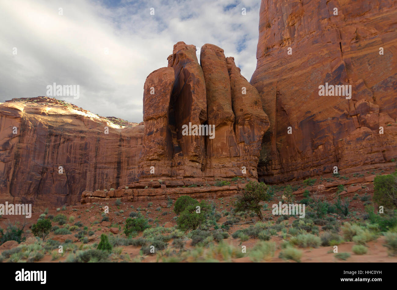 monolith, clouds, nature, hand, environment, enviroment, colour, park ...