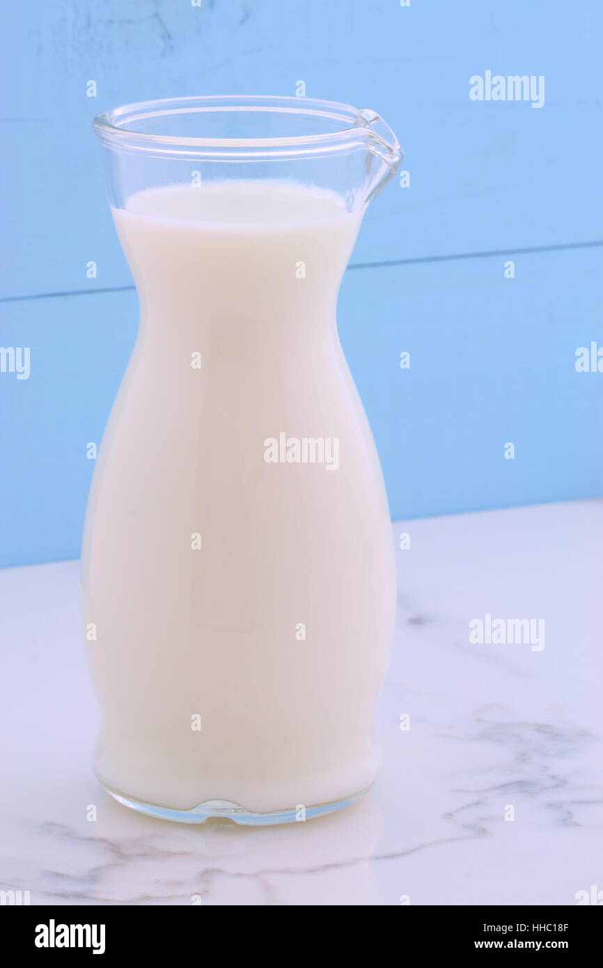 Delicious fresh milk, one of the primary sources of nutrition on ...