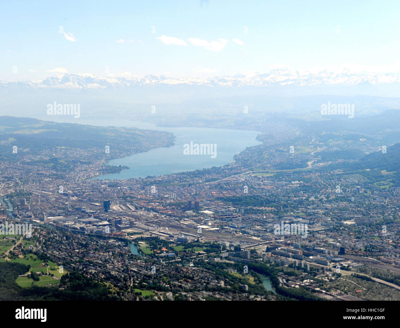 zurich from above Stock Photo - Alamy