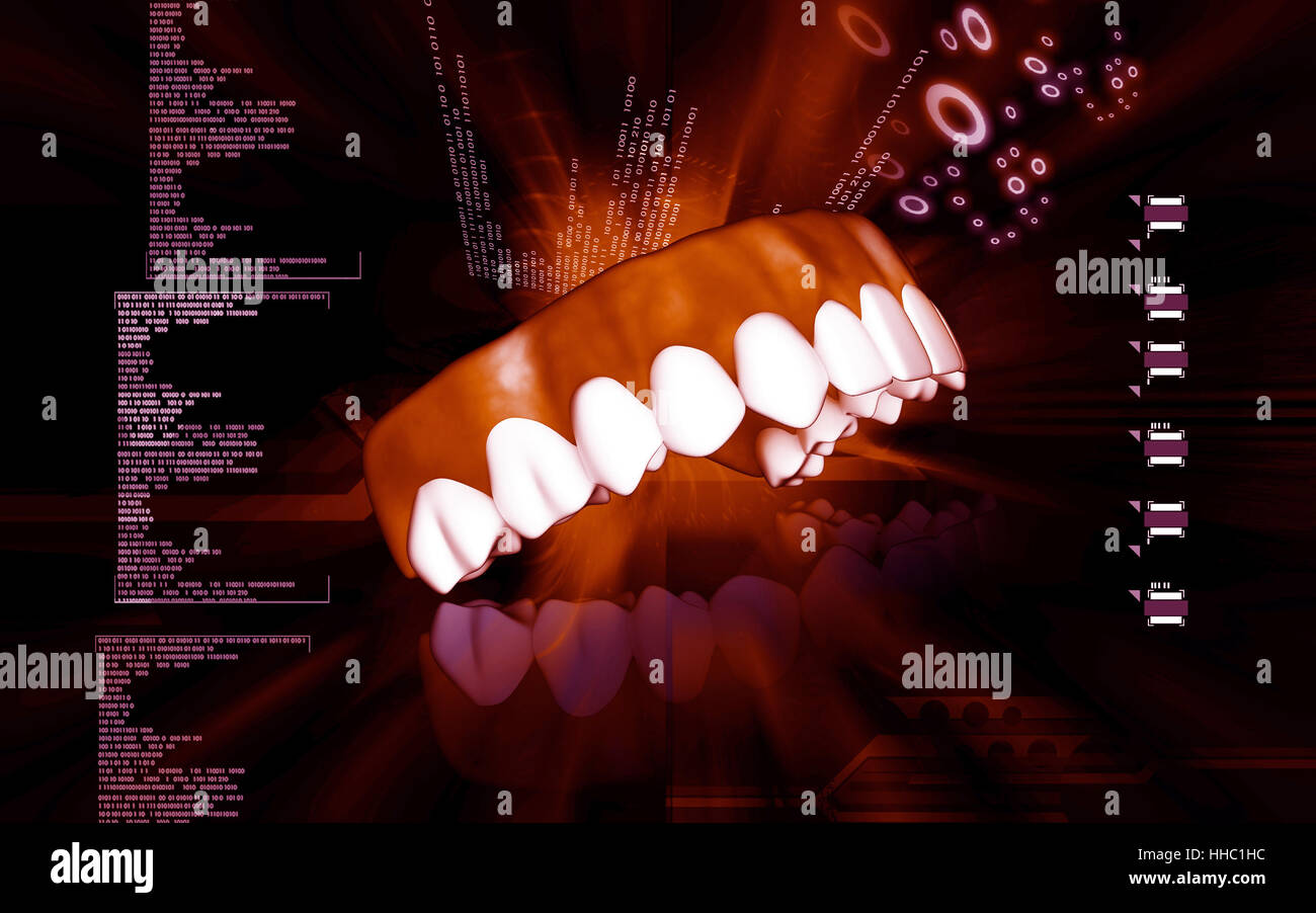 education, graphics, colour, closeup, science, teeth, illustration ...