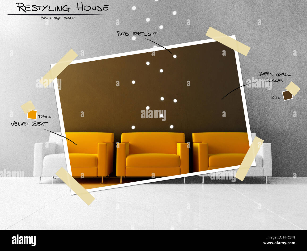 model, design, project, concept, plan, draft, interior, style of ...