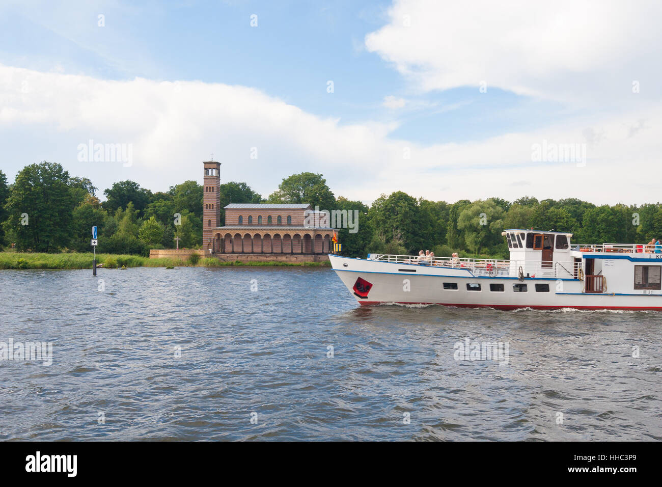 church and boat Stock Photo - Alamy