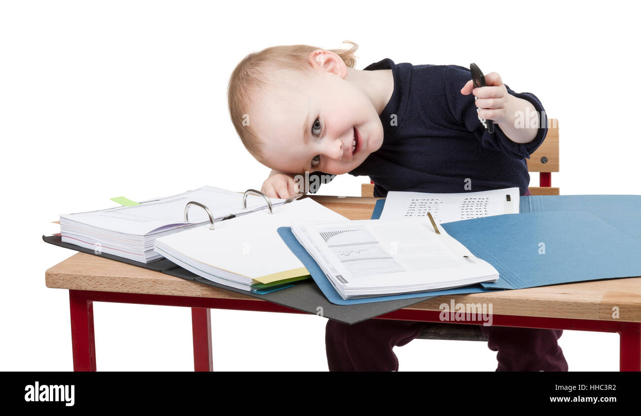 young child at writing desk Stock Photo - Alamy