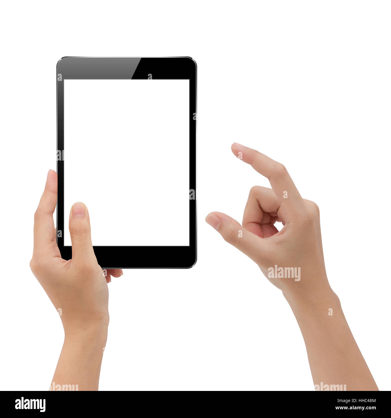 Close up hand using finger Cut Out Stock Images & Pictures - Alamy