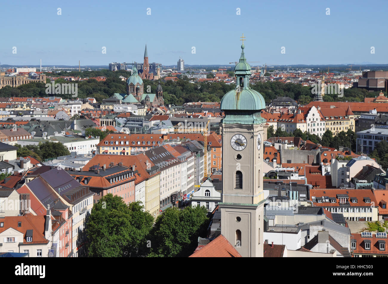 view over munich Stock Photo - Alamy