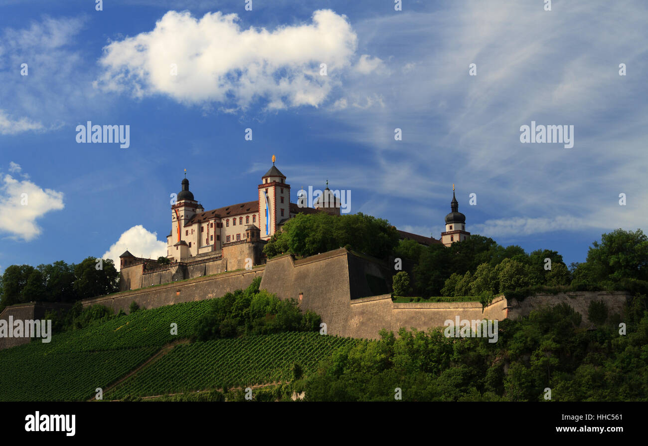 monument, bavaria, wall, cities, towers, castle wall, chateau, castle ...