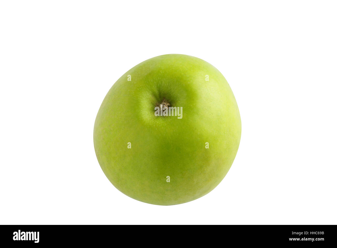 Whole green apple Stock Photo - Alamy