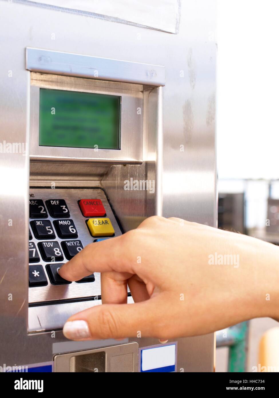 dial, enter, purchase, key, code, pin, security, safety, woman, station ...