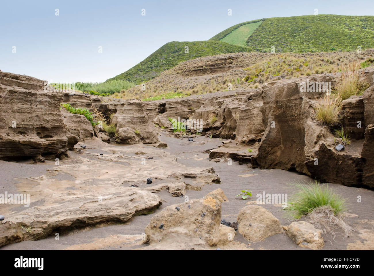 ground, soil, earth, humus, erosion, azores, vulcan, volcano, blue ...