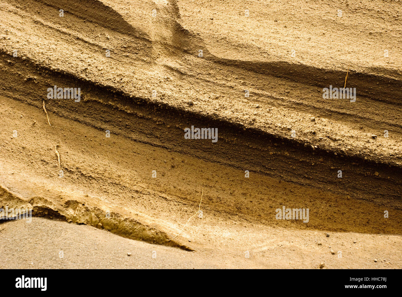 closeup, ground, soil, earth, humus, erosion, layers, volcanic, vulcan Stock Photo - Alamy
