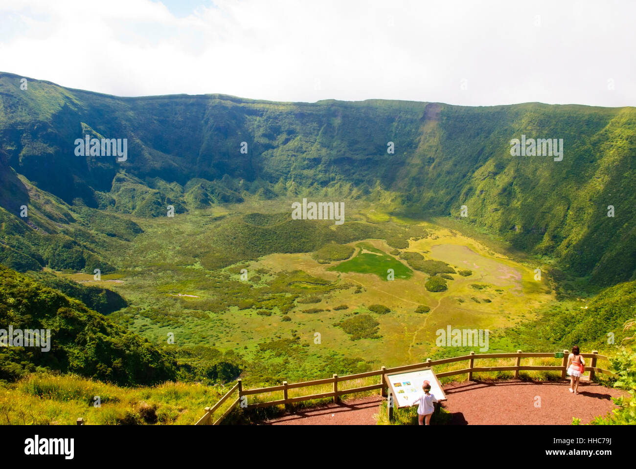 environment, enviroment, crater, azores, lawn, green, vulcan, volcano ...