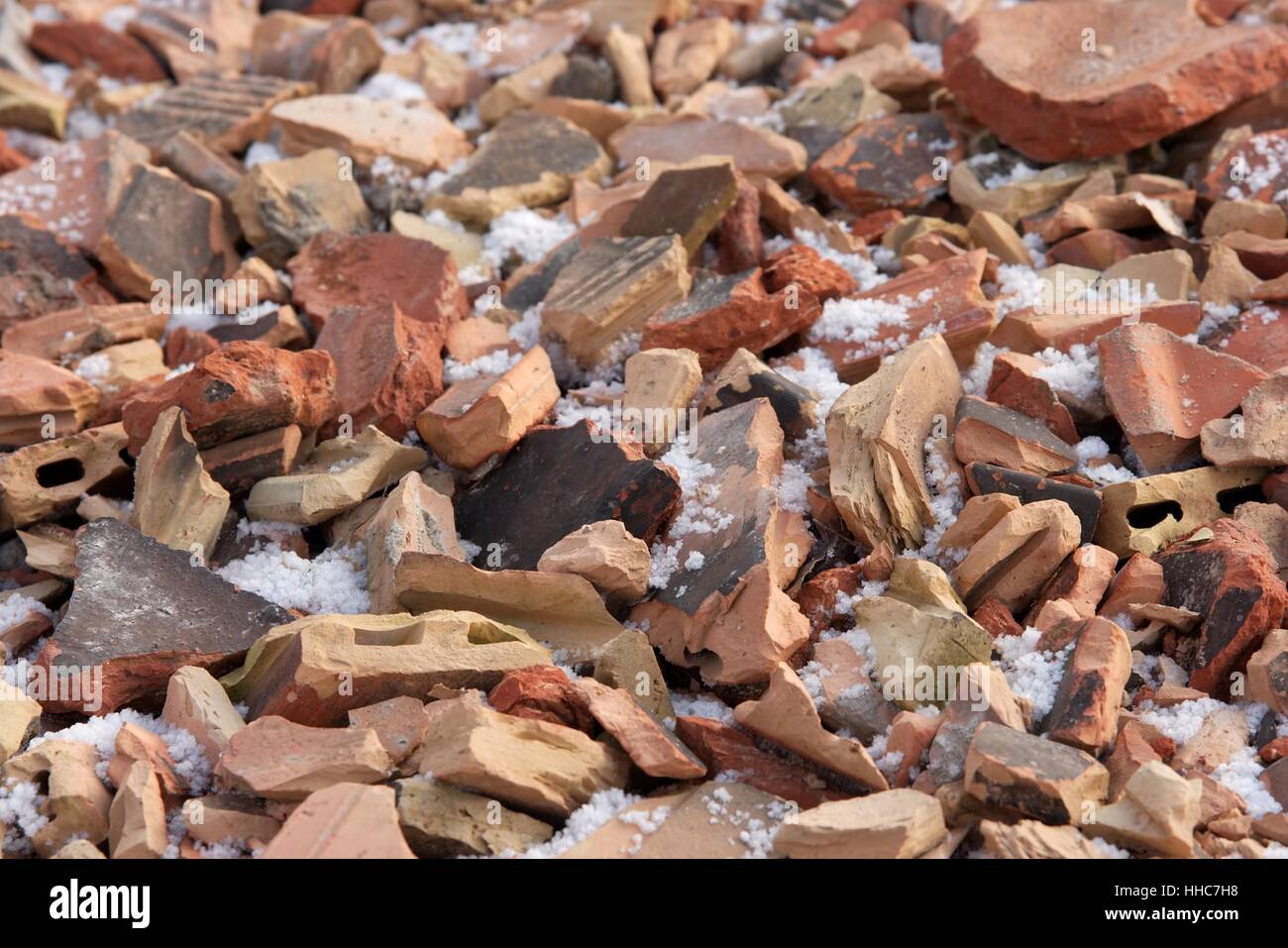 Brick fragments hi-res stock photography and images - Alamy