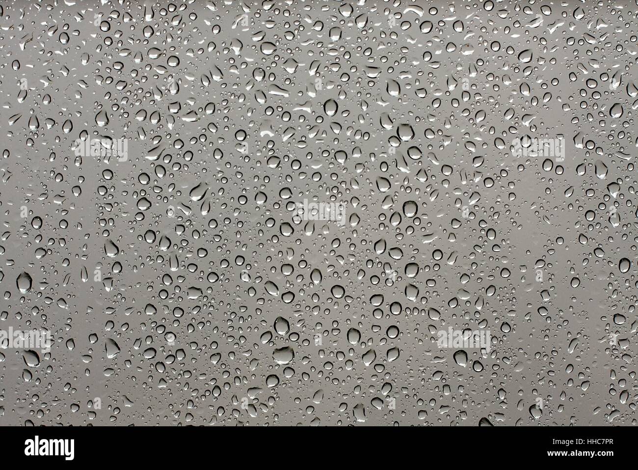 Many small raindrops on a transparent surface Stock Photo - Alamy